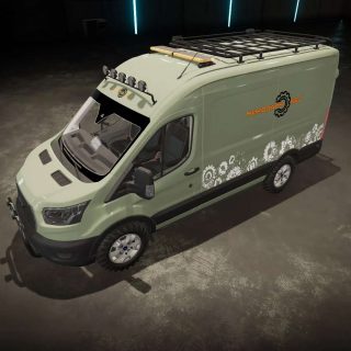 Ford Transit MK8 (remake) v1.0 FS22 Mod | Farming Simulator 22 Mod