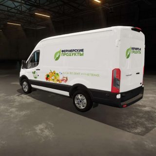 Ford Transit MK8 (remake) v1.0 FS22 Mod | Farming Simulator 22 Mod