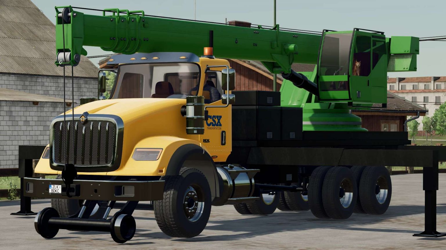 Hi-Rail HX620 Crane Truck v1.0 FS22 Mod | Farming Simulator 22 Mod