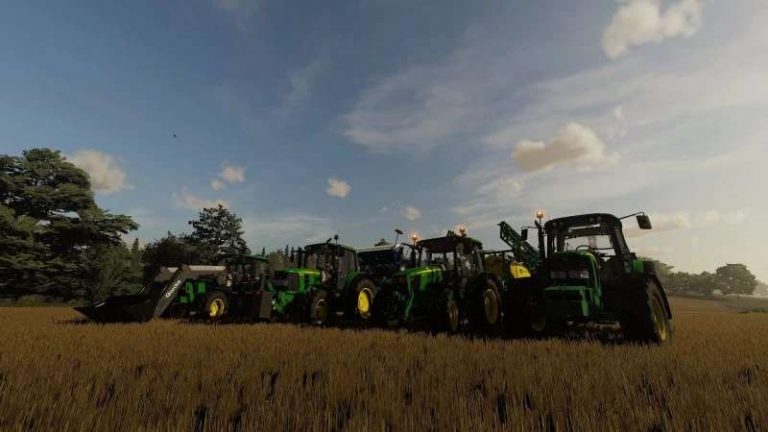 John Deere 4cyl Sound Pack v1.0 FS22 Mod | Farming Simulator 22 Mod