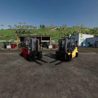 Jungheinrich electric/diesel forklift v1.0 FS22 Mod | Farming Simulator ...
