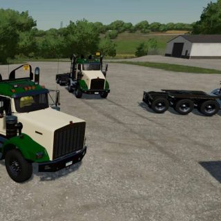 Kenworth T800/W900 Pack v1.0 FS22 Mod | Farming Simulator 22 Mod