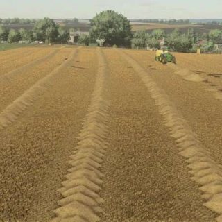 Larger straw swath v1.0 FS22 Mod | Farming Simulator 22 Mod