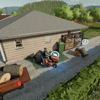 Lawn And Firewood Customers v1.0 FS22 Mod | Farming Simulator 22 Mod