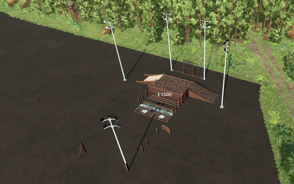 Log Landing 6 metre v1.0 FS22 Mod | Farming Simulator 22 Mod
