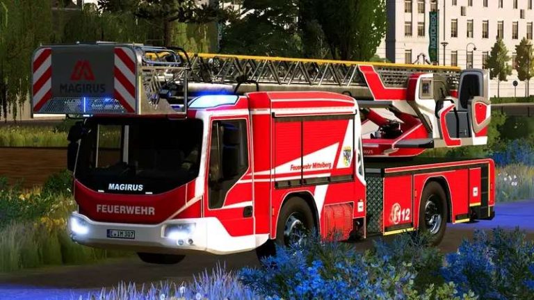 Magirus M32L AS n.B. Turntable ladder v1.0.2 FS22 Mod | Farming ...
