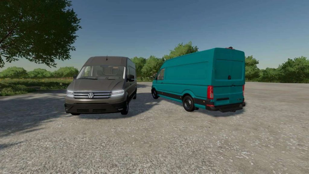 MAN & Volkswagen van pack v1.0 FS22 Mod | Farming Simulator 22 Mod