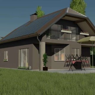 Modern House Set v1.0 FS22 Mod | Farming Simulator 22 Mod
