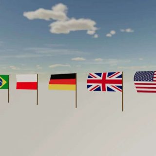 National Flags v1.0 FS22 Mod | Farming Simulator 22 Mod