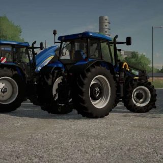 New Holland TM 120 - TM 190 v1.0 FS22 Mod | Farming Simulator 22 Mod