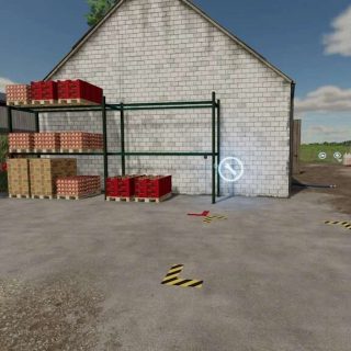 Pallet Racking Pack v1.0 FS22 Mod | Farming Simulator 22 Mod