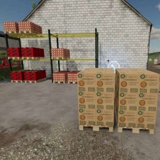 Pallet Racking Pack v1.0 FS22 Mod | Farming Simulator 22 Mod