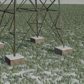 Power Pole Prefab v1.0 FS22 Mod | Farming Simulator 22 Mod