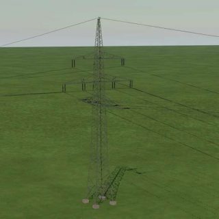 Power Pole Prefab v1.0 FS22 Mod | Farming Simulator 22 Mod