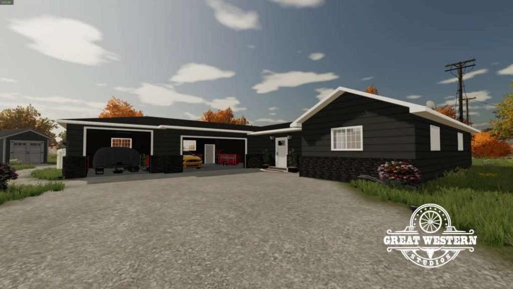 Ranch Style House v1.0 FS22 Mod | Farming Simulator 22 Mod