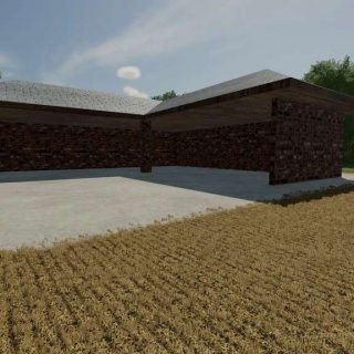 Red Brick Shed v1.0 FS22 Mod | Farming Simulator 22 Mod