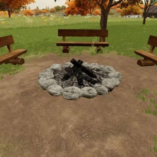 Simple Camp Fire v1.0 FS22 Mod | Farming Simulator 22 Mod