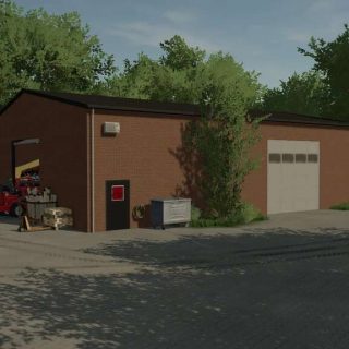 Small Dutch Machine Shed v1.0 FS22 Mod | Farming Simulator 22 Mod