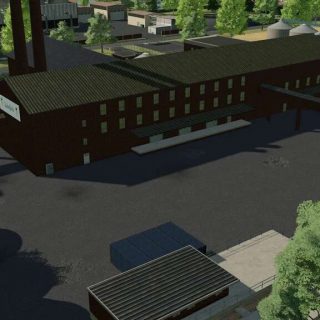 Sugar Factory (Prefab) v1.0 FS22 Mod | Farming Simulator 22 Mod