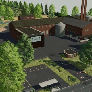 Sugar Factory (Prefab) v1.0 FS22 Mod | Farming Simulator 22 Mod