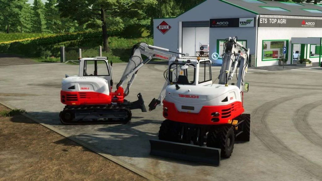 Takeuchi TB295W / TB290-2 v1.0 FS22 Mod | Farming Simulator 22 Mod