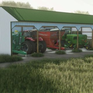 Three Side Shed v1.0 FS22 Mod | Farming Simulator 22 Mod