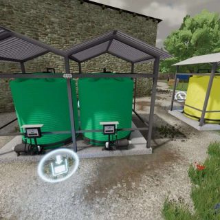 Two filling tanks (diesel) v1.0 FS22 Mod | Farming Simulator 22 Mod