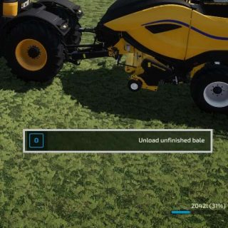 Unload Bales Early v1.0 FS22 Mod | Farming Simulator 22 Mod