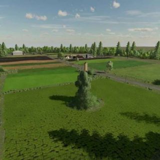 Zborowskie Polish mini map v1.0 FS22 Mod | Farming Simulator 22 Mod