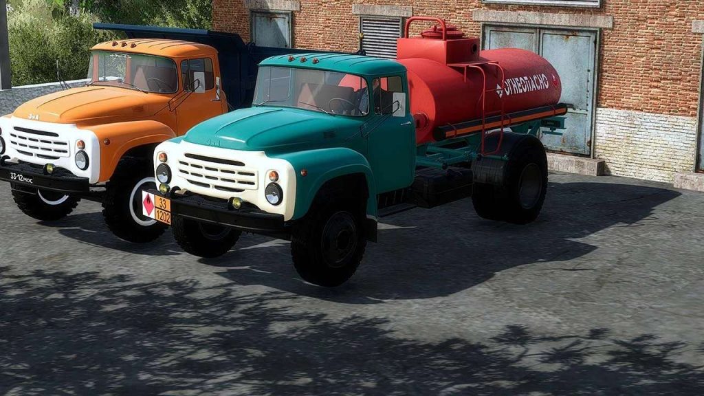 ZiL 130 B1 Fuel Tanker / ATZ 4.9 v1.0 FS22 Mod | Farming Simulator 22 Mod
