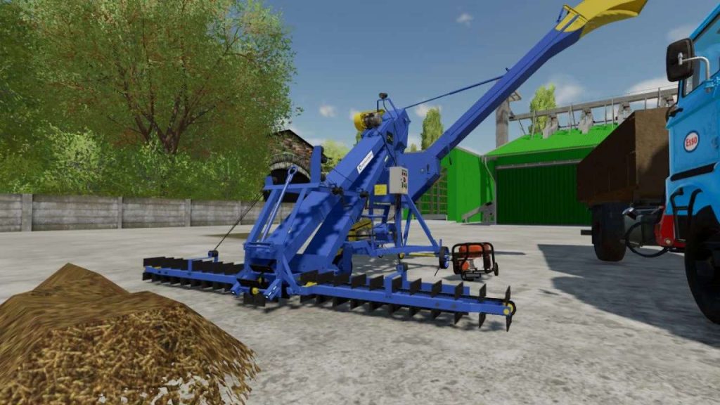 ZZP-60 Russian Grain Thrower v1.0 FS22 Mod | Farming Simulator 22 Mod