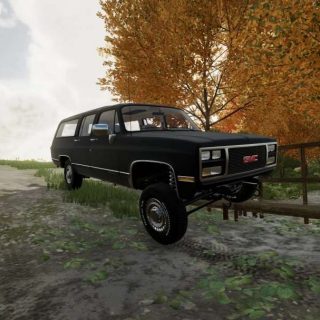 1989 GMC Suburban HM v1.0 FS22 Mod | Farming Simulator 22 Mod