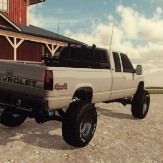 1990 Chevy K2500 v2.0 FS22 Mod | Farming Simulator 22 Mod