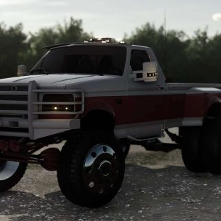 1997 Ford F350 SC DRW v1.0 FS22 Mod | Farming Simulator 22 Mod