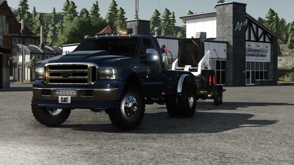 2006 Ford F550 Flatbed v1.1 FS22 Mod | Farming Simulator 22 Mod