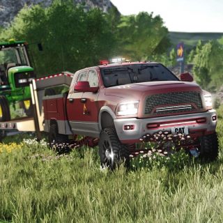 2018 Ram 3500 Service Truck v1.0 FS22 Mod | Farming Simulator 22 Mod
