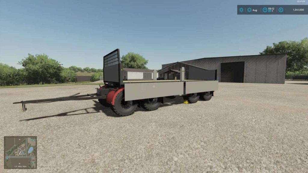 4 axles european style autoload trailer v1.0 FS22 Mod | Farming ...