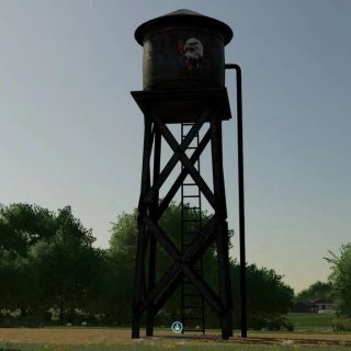 American Water Tower v1.0 FS22 Mod | Farming Simulator 22 Mod