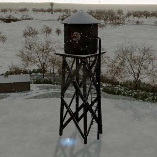 American Water Tower v1.0 FS22 Mod | Farming Simulator 22 Mod