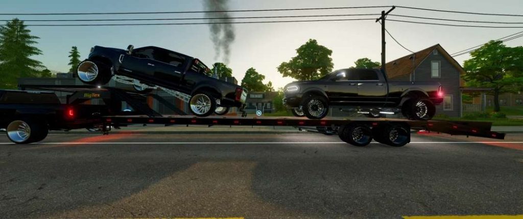 BIG TEX CUSTOM TRAILER v1.0 FS22 Mod | Farming Simulator 22 Mod