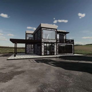 BR Modern House v1.0 FS22 Mod | Farming Simulator 22 Mod