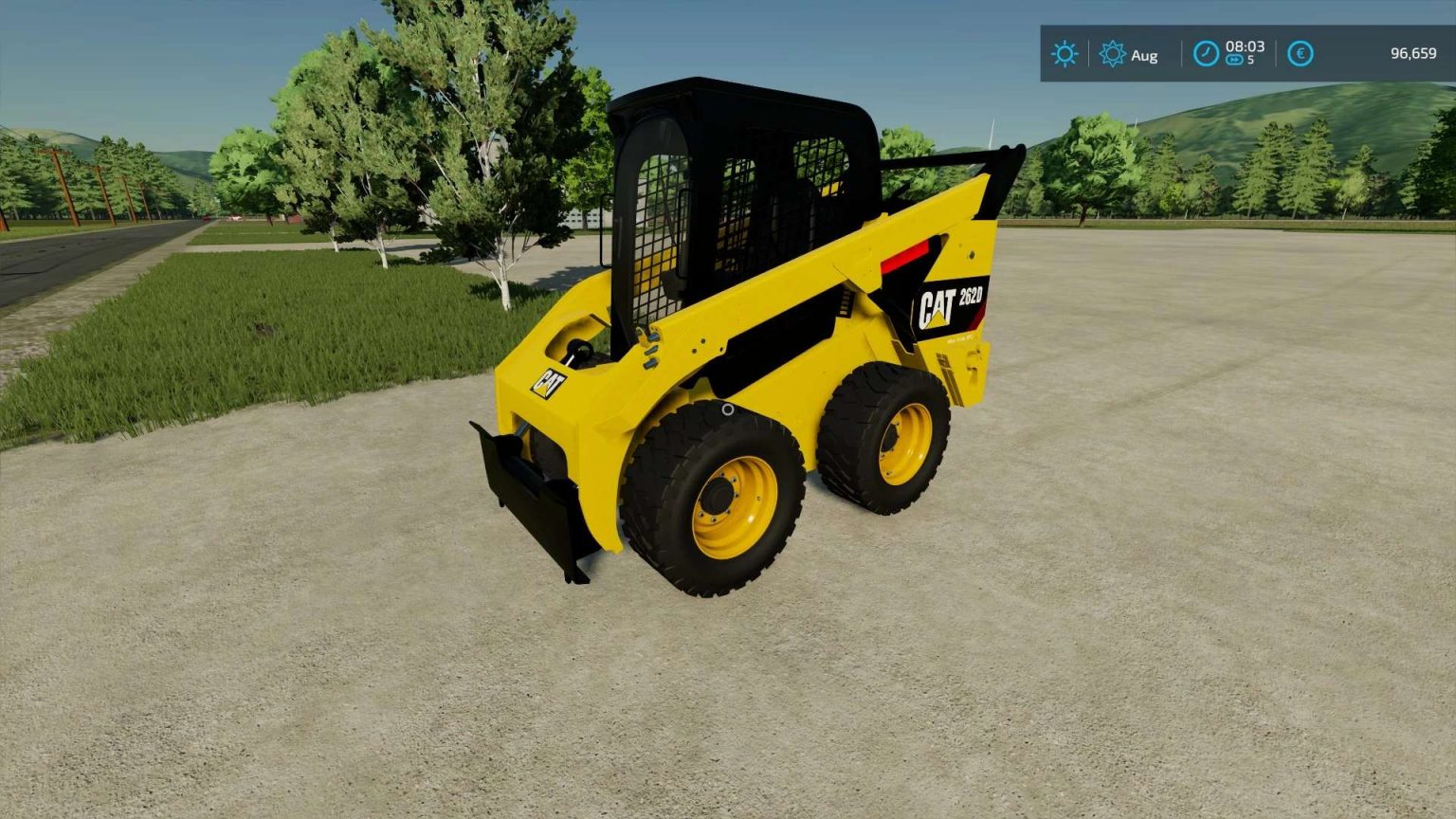 CAT 262 Skid Steer v1.0 FS22 Mod | Farming Simulator 22 Mod