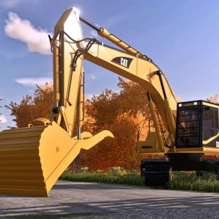 Cat 330Bl v1.0 FS22 Mod | Farming Simulator 22 Mod