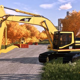 Cat 330Bl v1.0 FS22 Mod | Farming Simulator 22 Mod