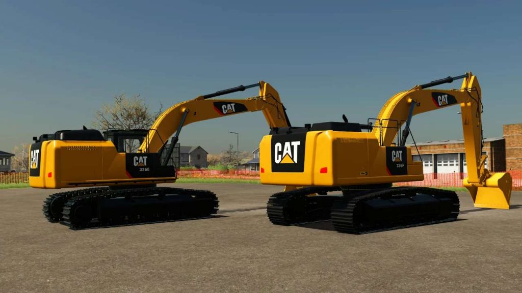 Cat 336E/F Pack v1.0 FS22 Mod | Farming Simulator 22 Mod