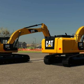 Cat 336E/F Pack v1.0 FS22 Mod | Farming Simulator 22 Mod