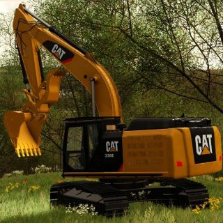 Cat 336E/F Pack v1.0 FS22 Mod | Farming Simulator 22 Mod