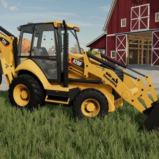 Caterpillar 420FIT Backhoe v1.0 FS22 Mod | Farming Simulator 22 Mod