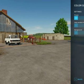Color Grading Editor v1.0 FS22 Mod | Farming Simulator 22 Mod