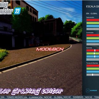 Color Grading Editor ESPANOL V1.0 FS22 Mod | Farming Simulator 22 Mod